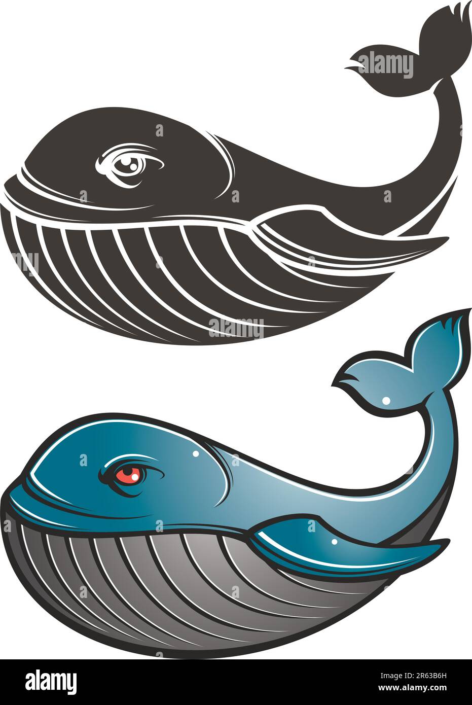 Whale design hi-res stock photography and images - Alamy