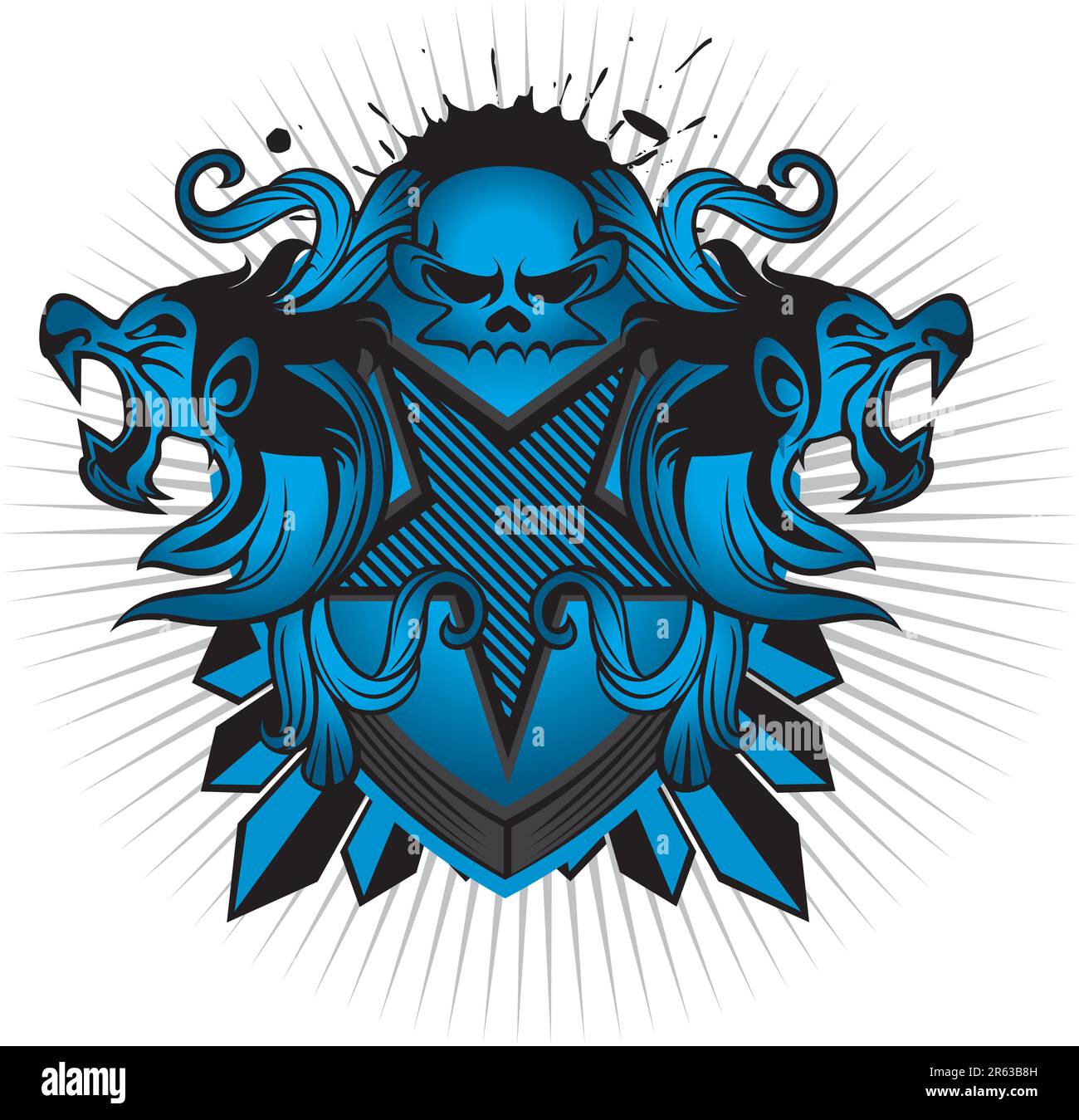Cool monster Stock Vector Images - Alamy