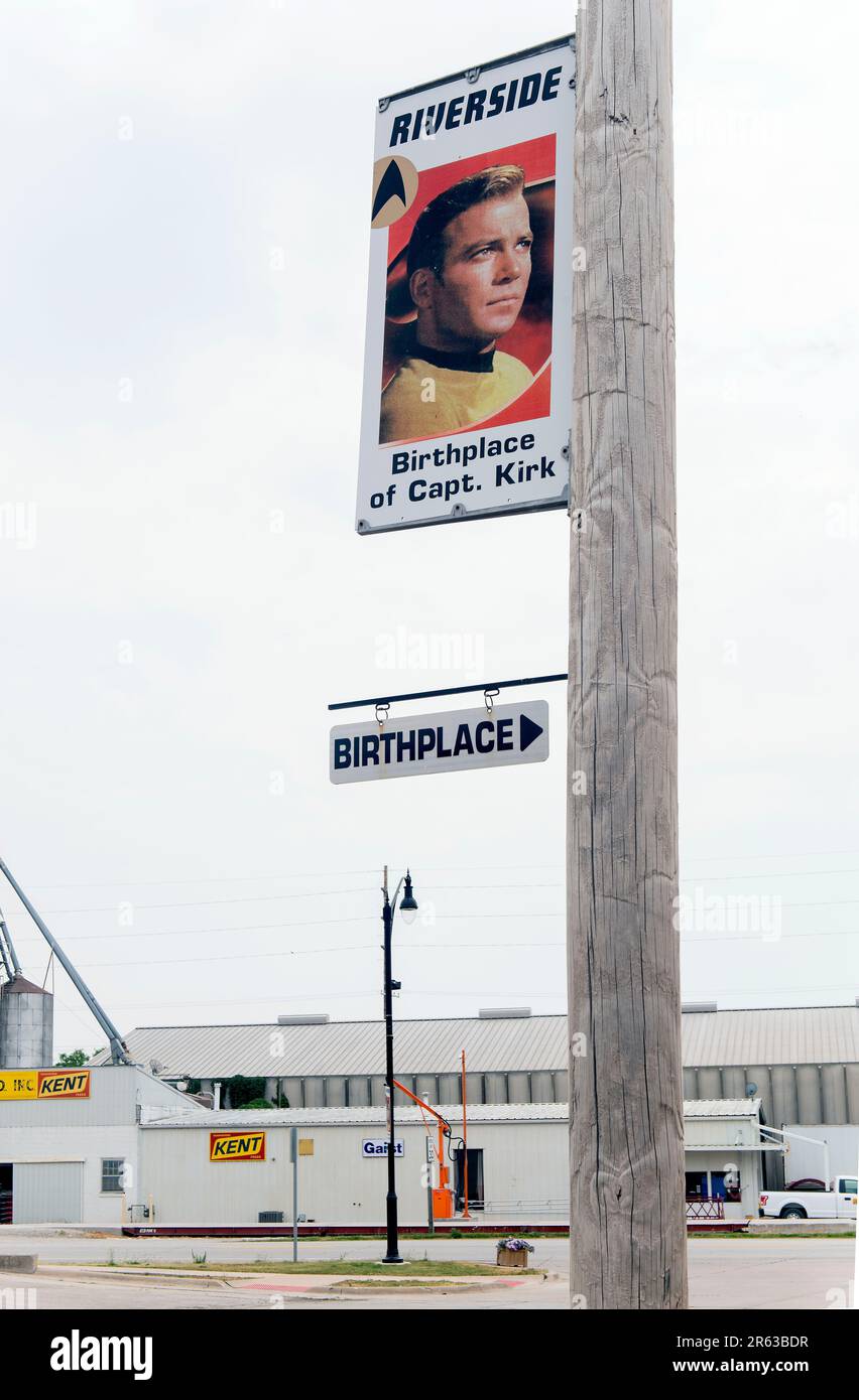 Riverside, Iowa, USA. 06th June, 2023. Riverside, Iowa's claim to be ...