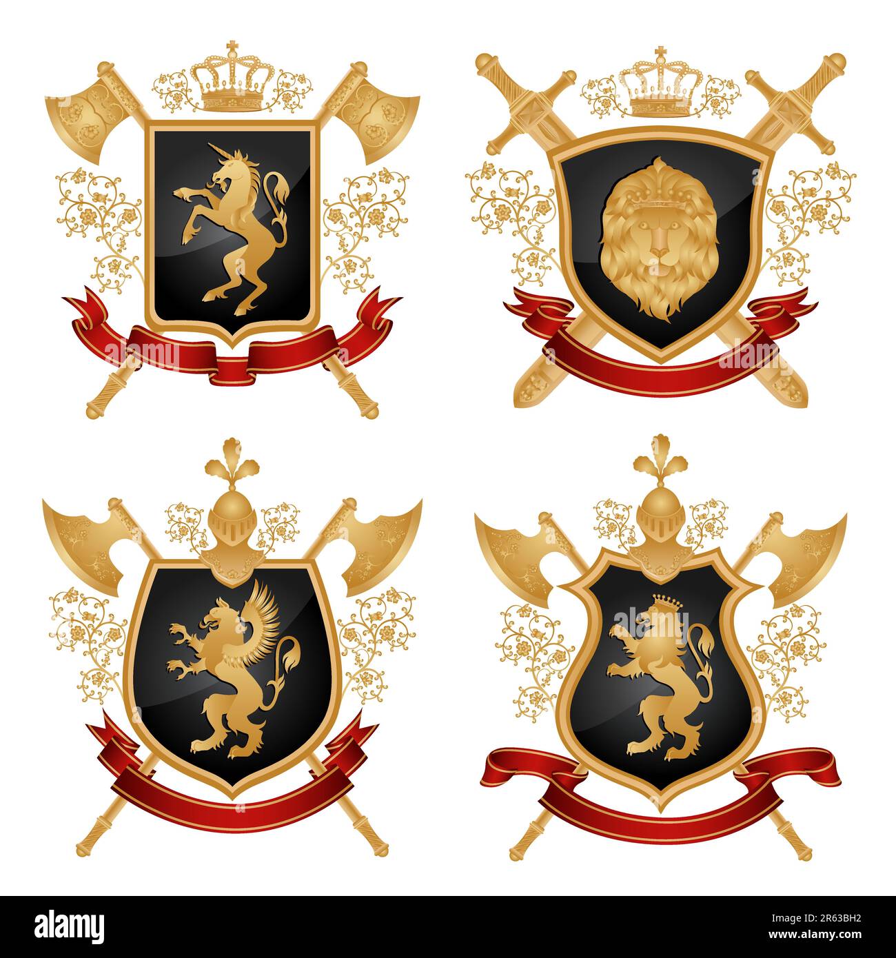 Coat of arms. Vector illustration Stock Vector Image & Art - Alamy