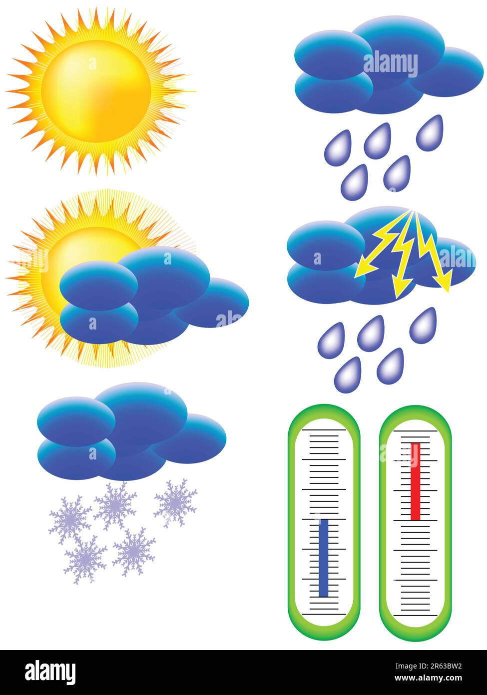 Thunder clouds in Stock Vector Images - Alamy