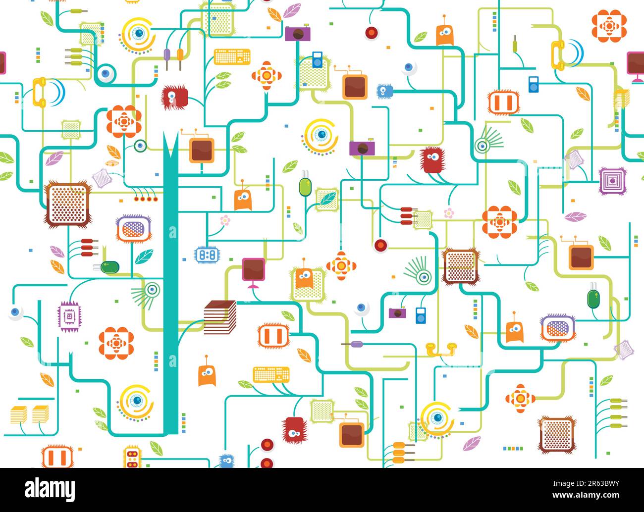 Electronic pattern hi-res stock photography and images - Alamy