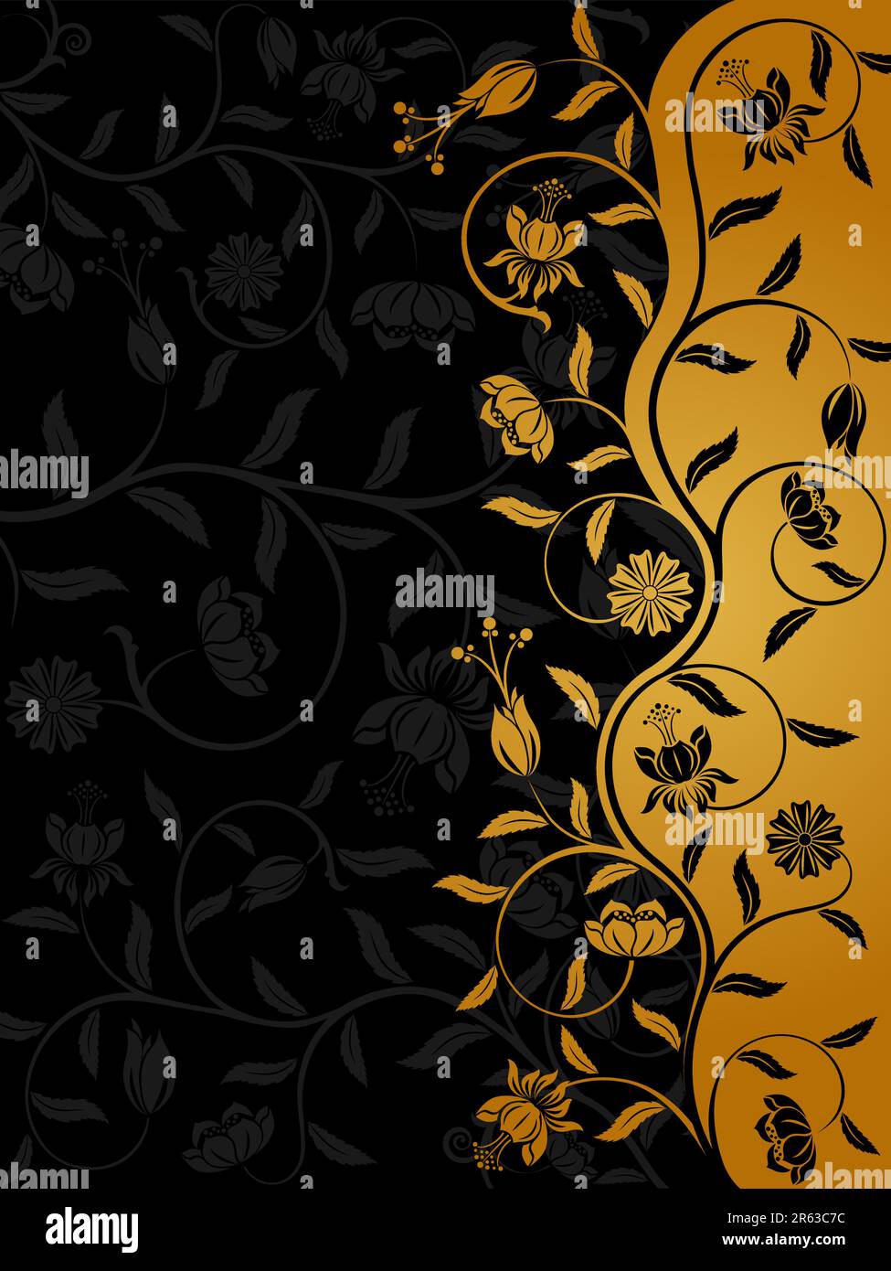 Abstract floral background. Vector illustration Stock Vector Image ...