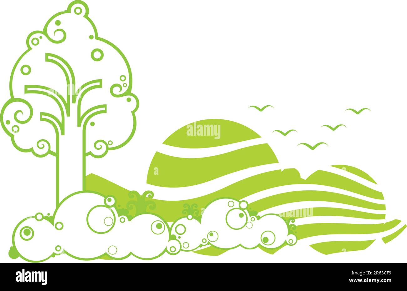 tree background Stock Vector Image & Art - Alamy