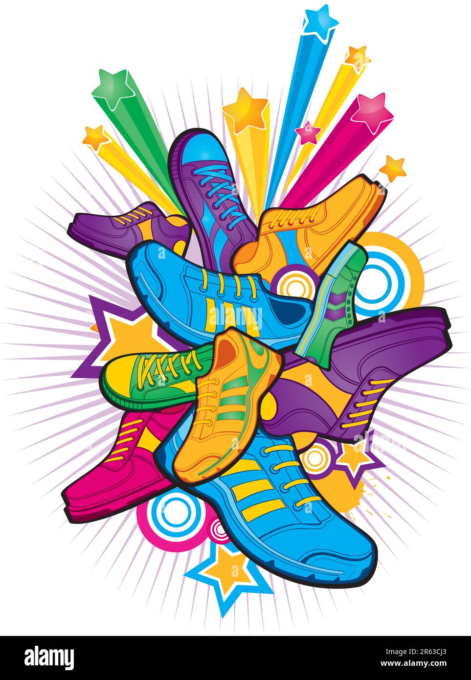 shoes pattern design Stock Vector Image & Art - Alamy