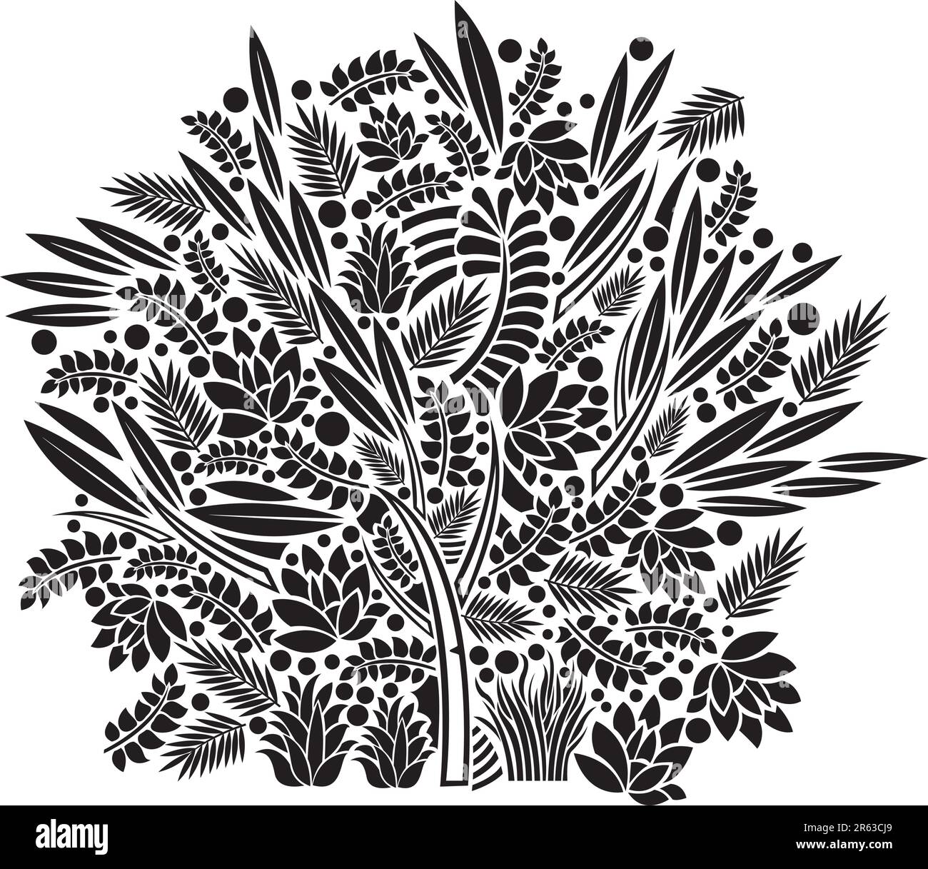 Hip tree Stock Vector Images - Alamy