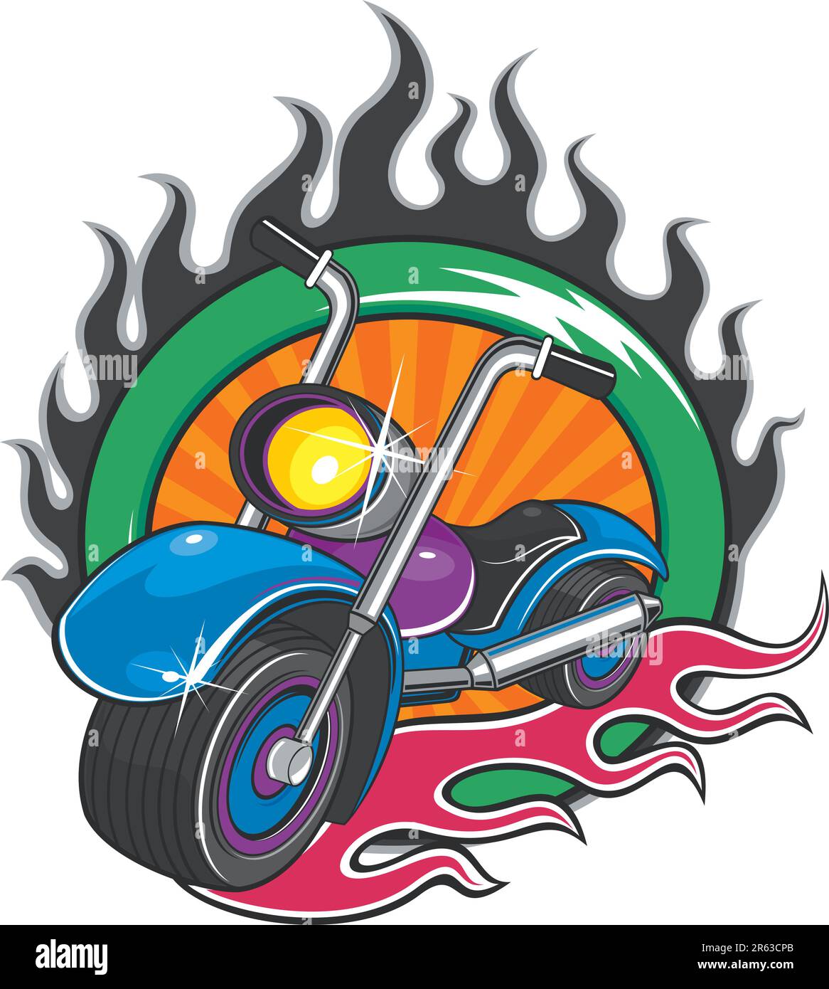 Motorcycle image Cut Out Stock Images & Pictures - Alamy