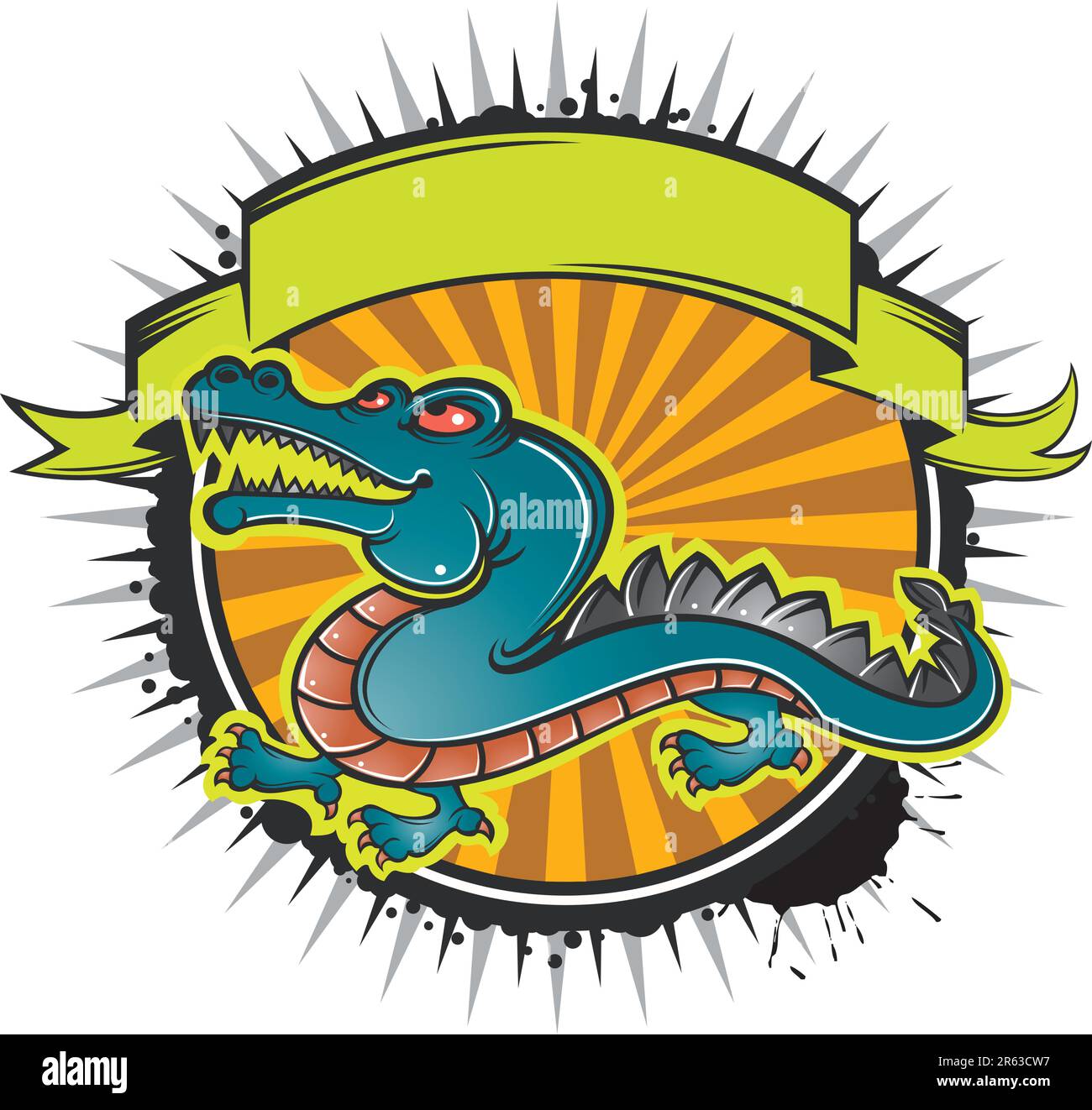 crocodile pattern design Stock Vector Image & Art - Alamy