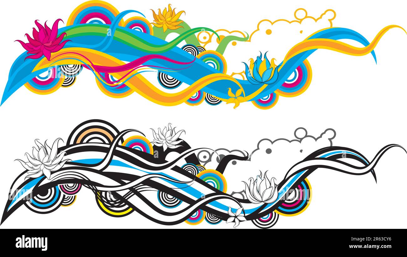 Two wave Cut Out Stock Images & Pictures - Alamy