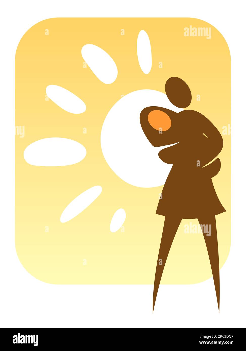 Woman with baby and computer Stock Vector Images - Alamy