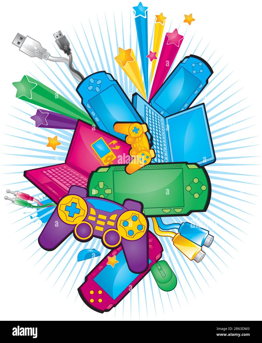 Electronic texture Cut Out Stock Images & Pictures - Alamy