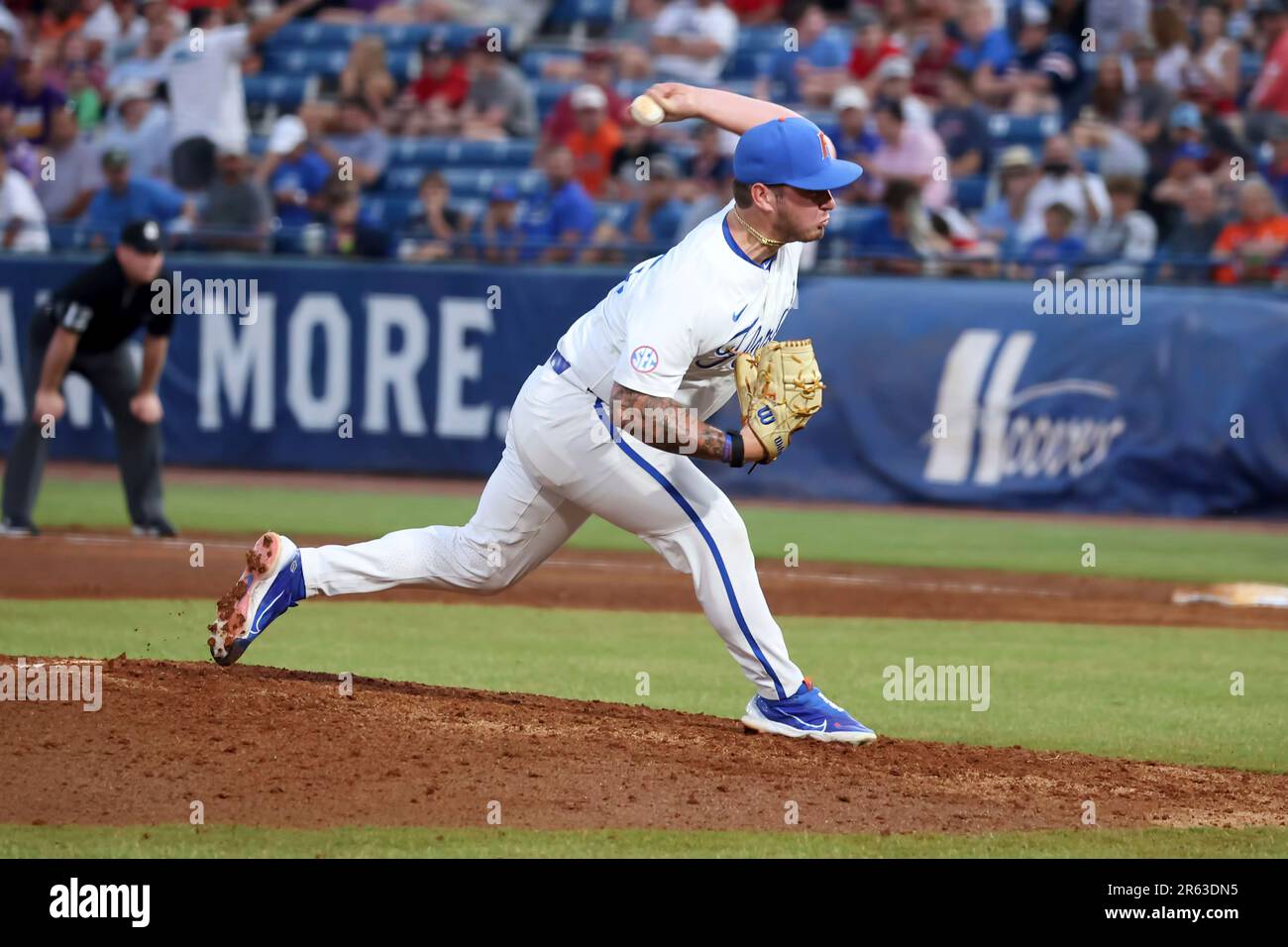 HOOVER, AL - MAY 24: Florida Gators pitcher Philip Abner (55) during ...