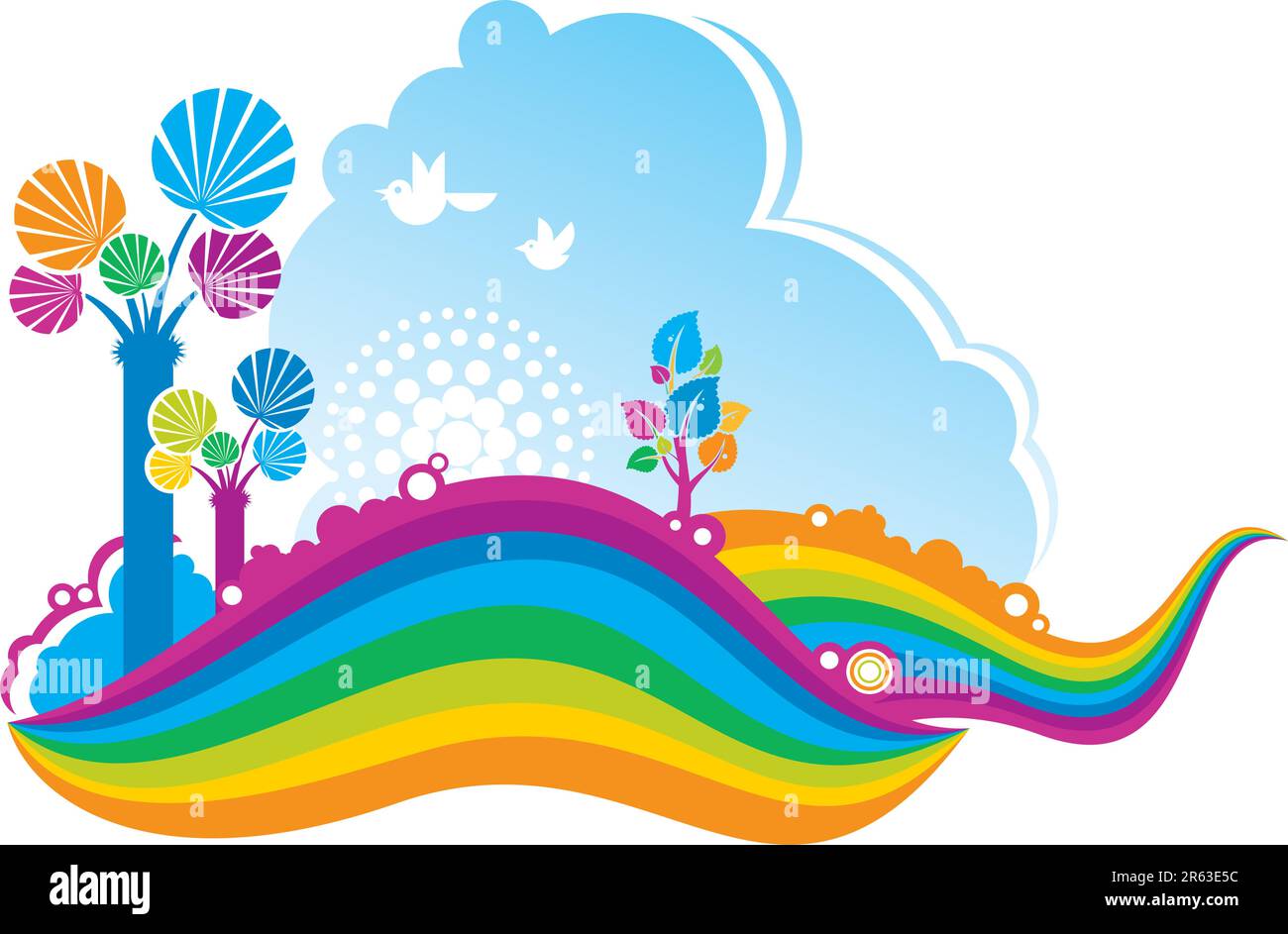 Animal scenery Stock Vector Images - Alamy