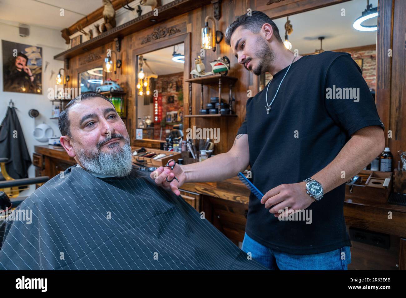 Buzzcut haircut hi-res stock photography and images - Alamy