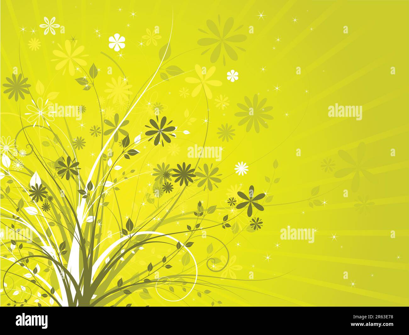 Abstract floral design Stock Vector Image & Art - Alamy