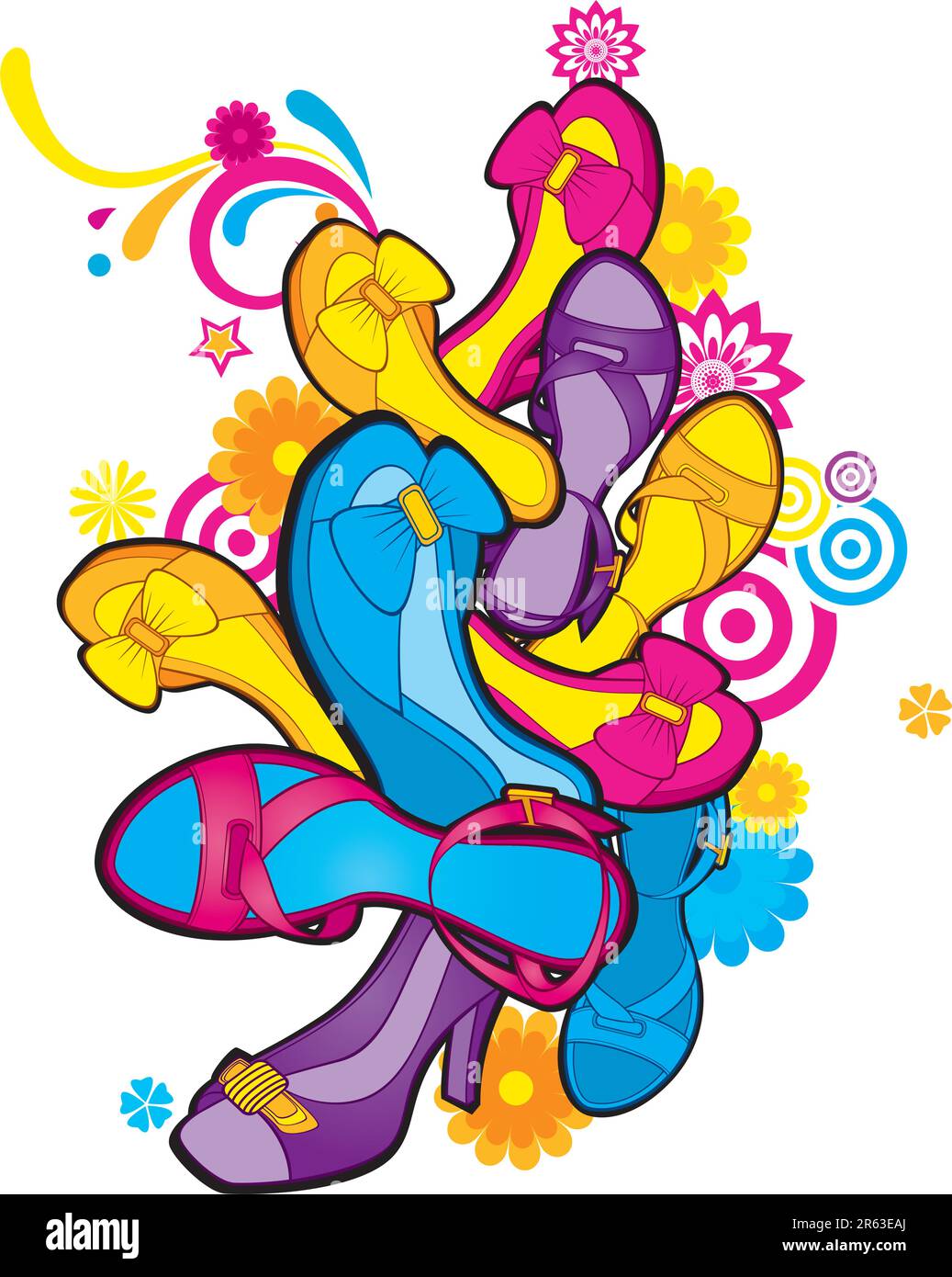 Graphics shoe Cut Out Stock Images & Pictures - Alamy