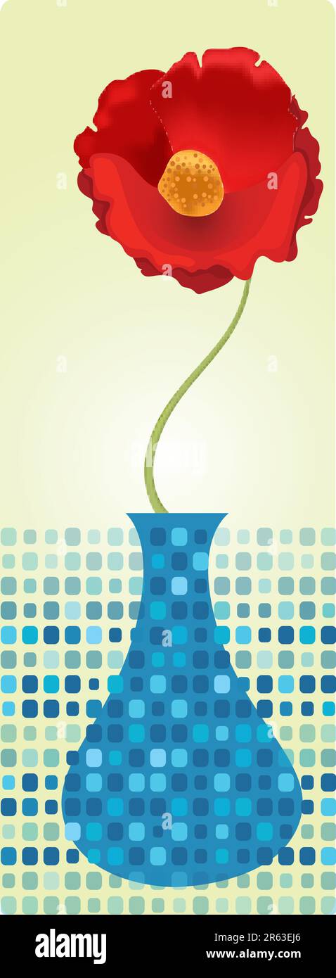 vector illustration of a cute poppy Stock Vector Image & Art - Alamy