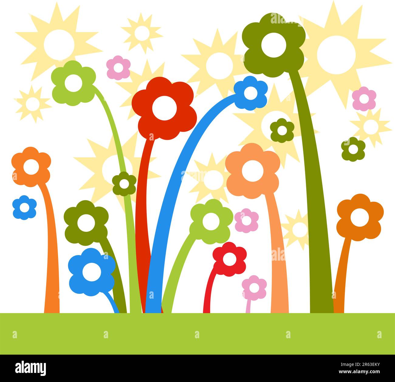 Bloom and sunshine graphics hi-res stock photography and images - Alamy