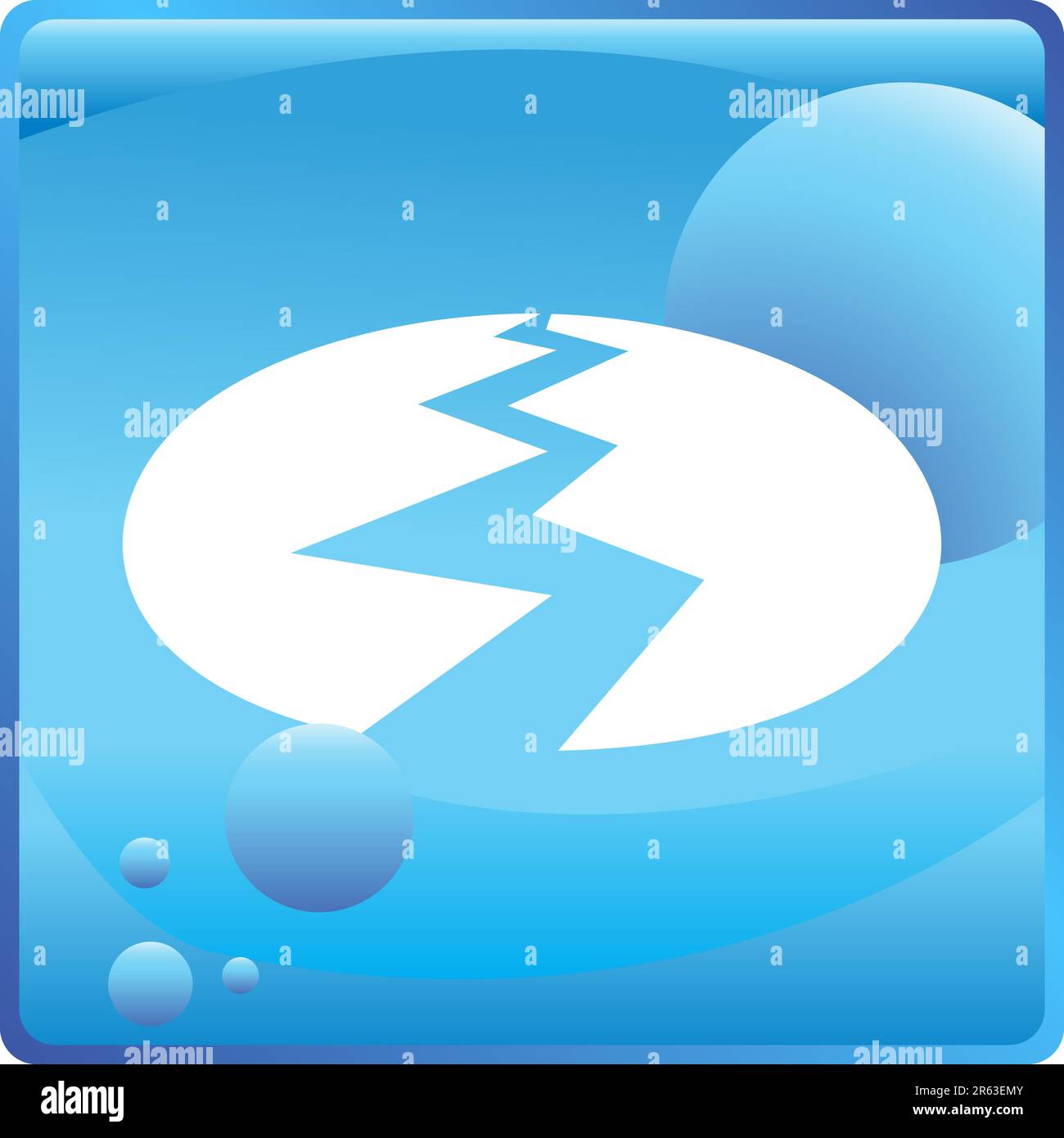 Earthquake icon Stock Vector Images - Alamy