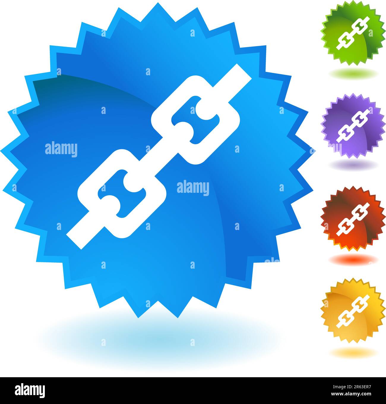 Star link icon Stock Vector Images - Alamy