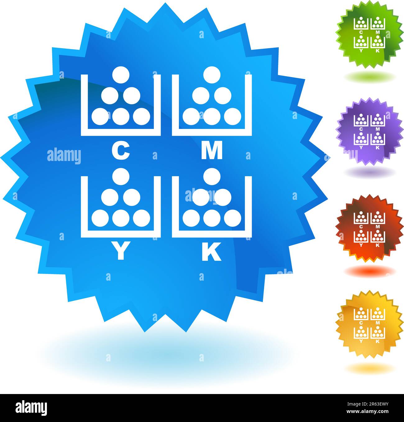 Cmyk printing Stock Vector Images - Alamy