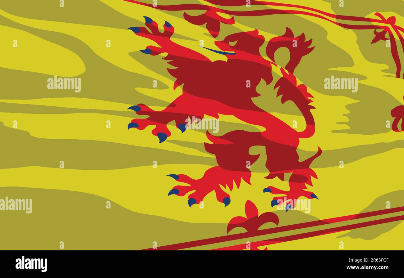 Scotland landscape background Stock Vector Images - Alamy