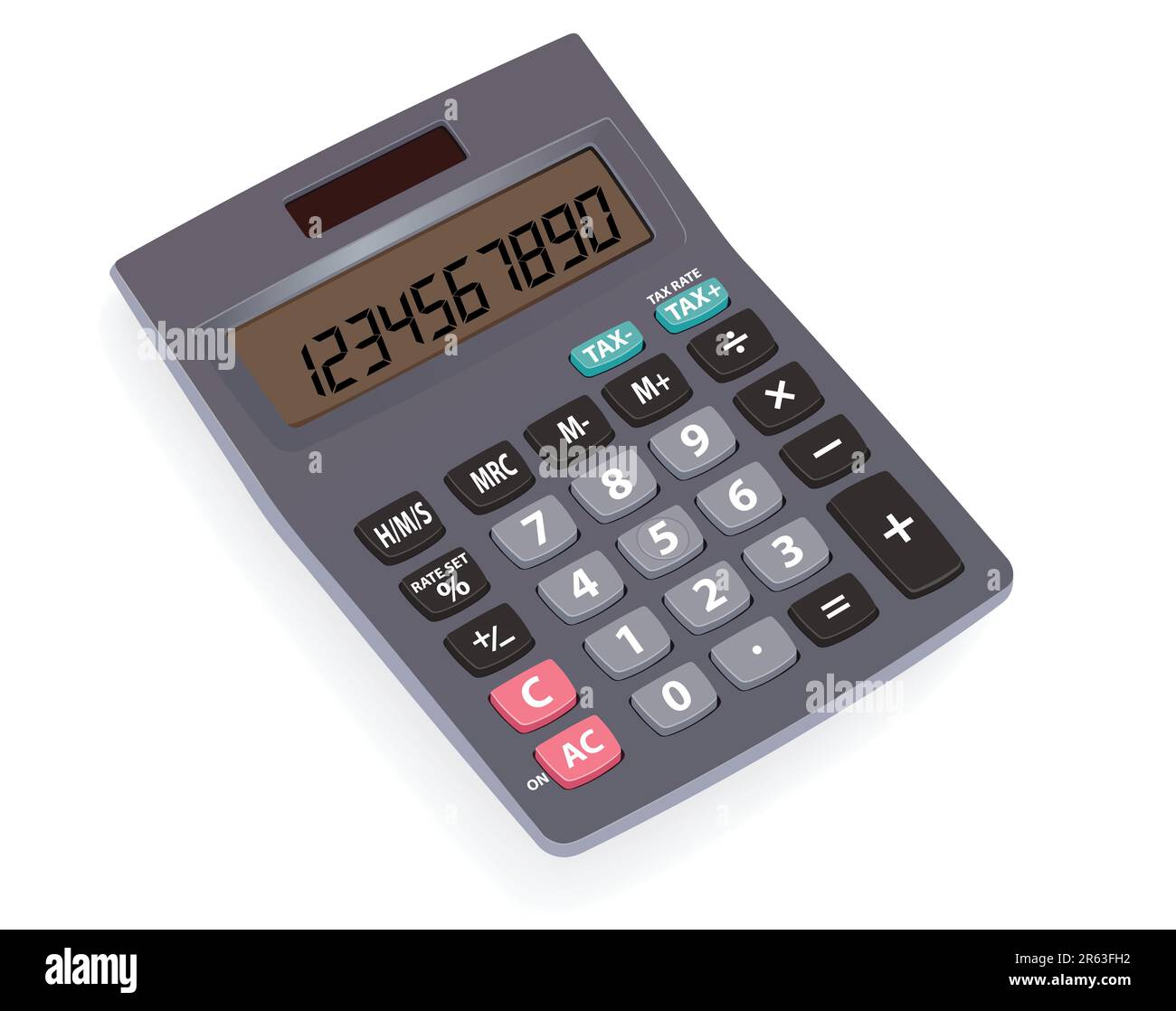 Lcd calculator Stock Vector Images - Alamy
