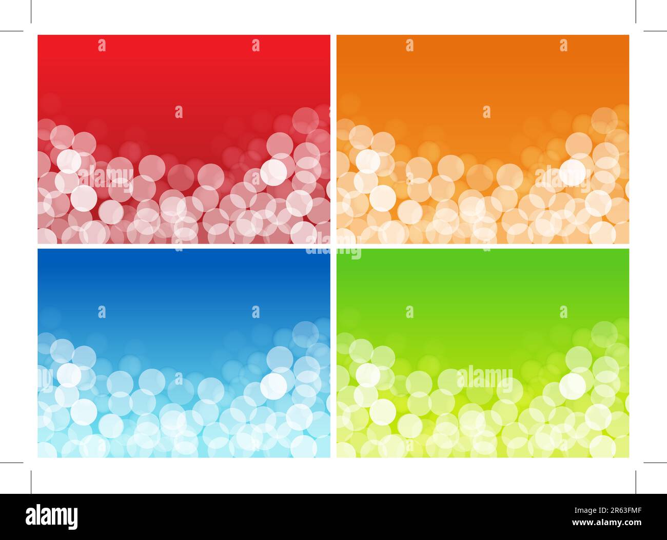 A set of 4 Blurry Light backgrounds Stock Vector Image & Art - Alamy