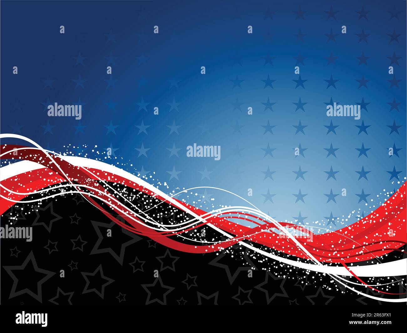 Decorative patriotic background for the fourth of July Stock Vector ...