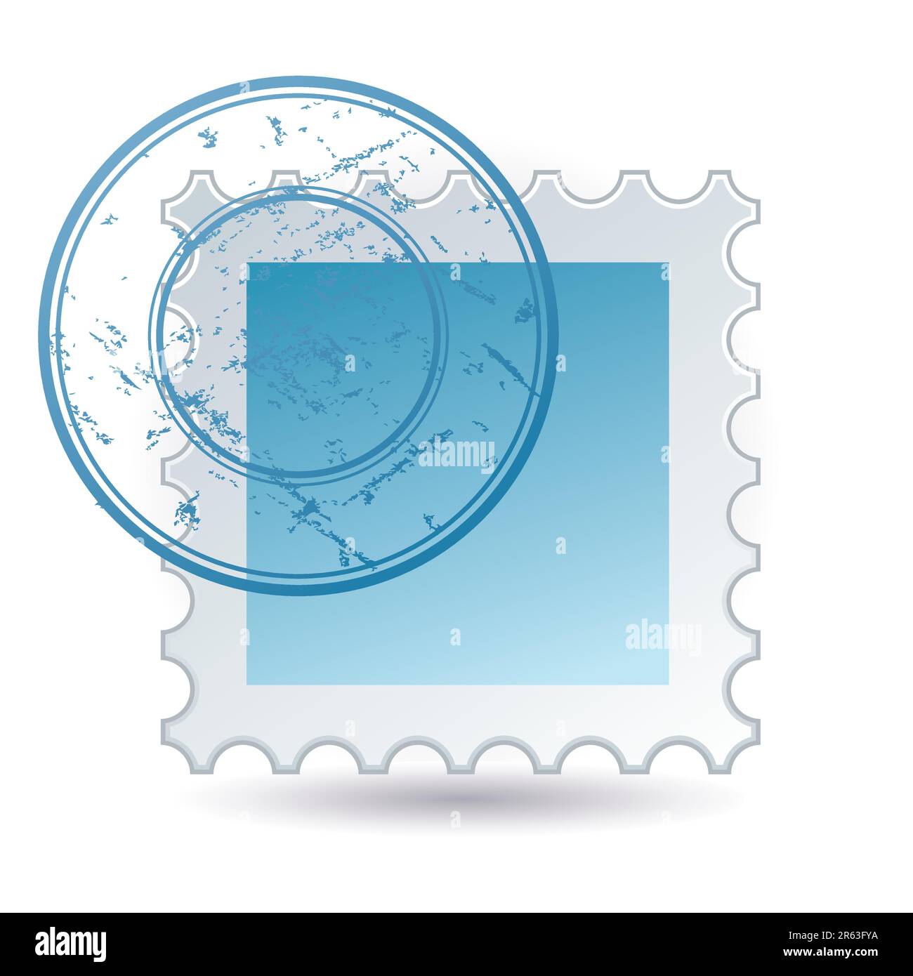 Artist philately stamp Stock Vector Images - Alamy