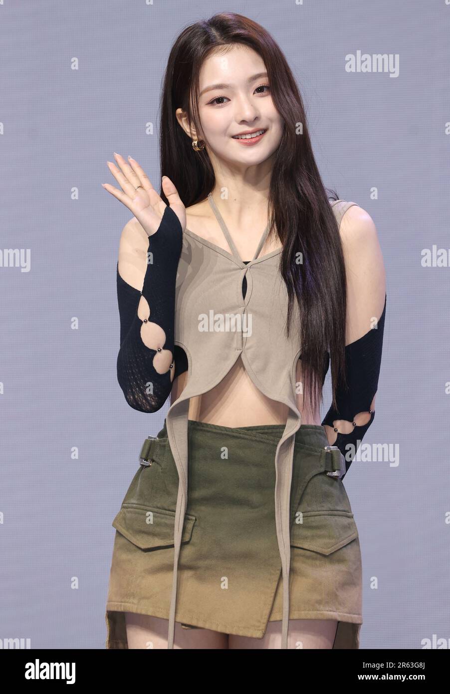 07th June, 2023. S. Korean girl group Fromis 9 Lee Na-gyung, a member of South Korean girl group ...