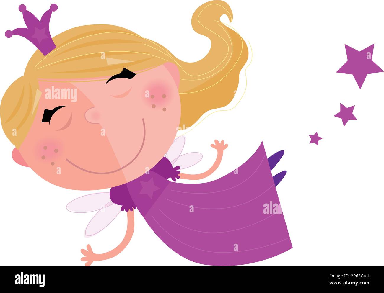 Tooth fairy, princes or sugar plum fairy? Little girl in Fairy princess ...