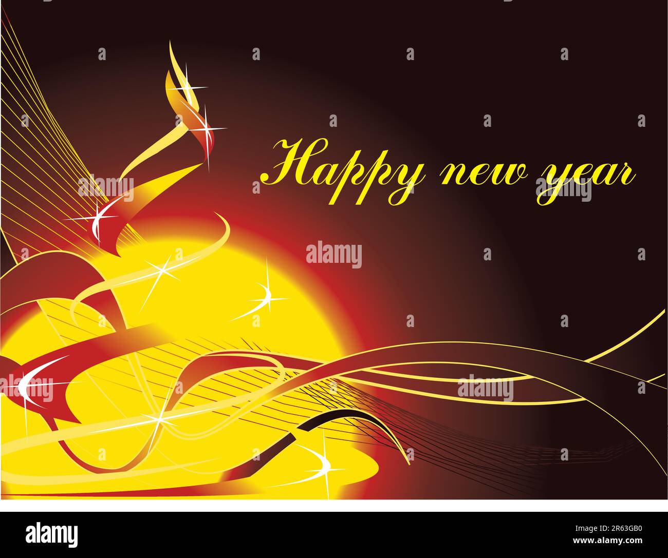 New years tree Stock Vector Images - Alamy