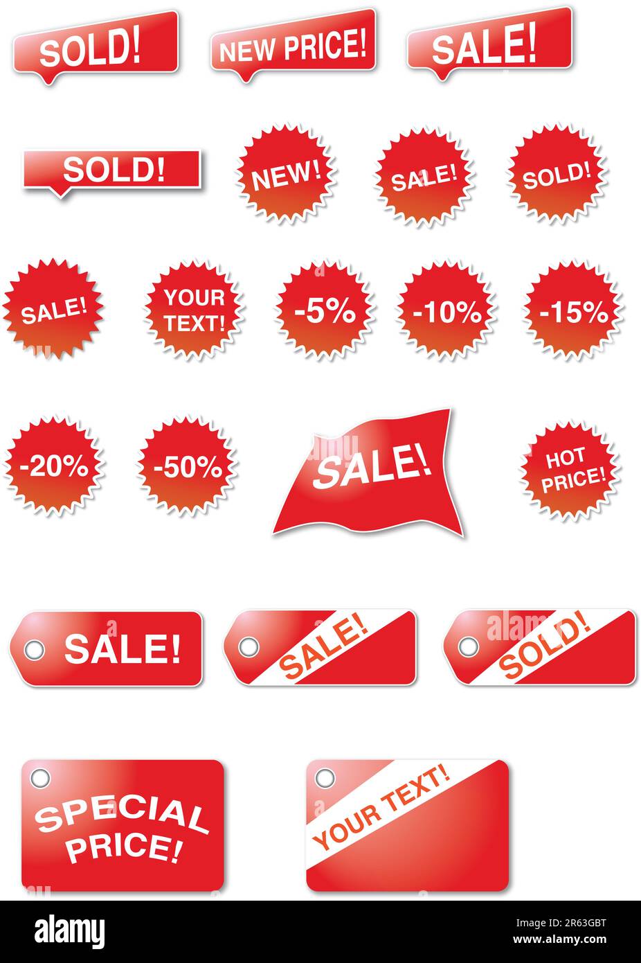 One sale stickers Stock Vector Image & Art - Alamy