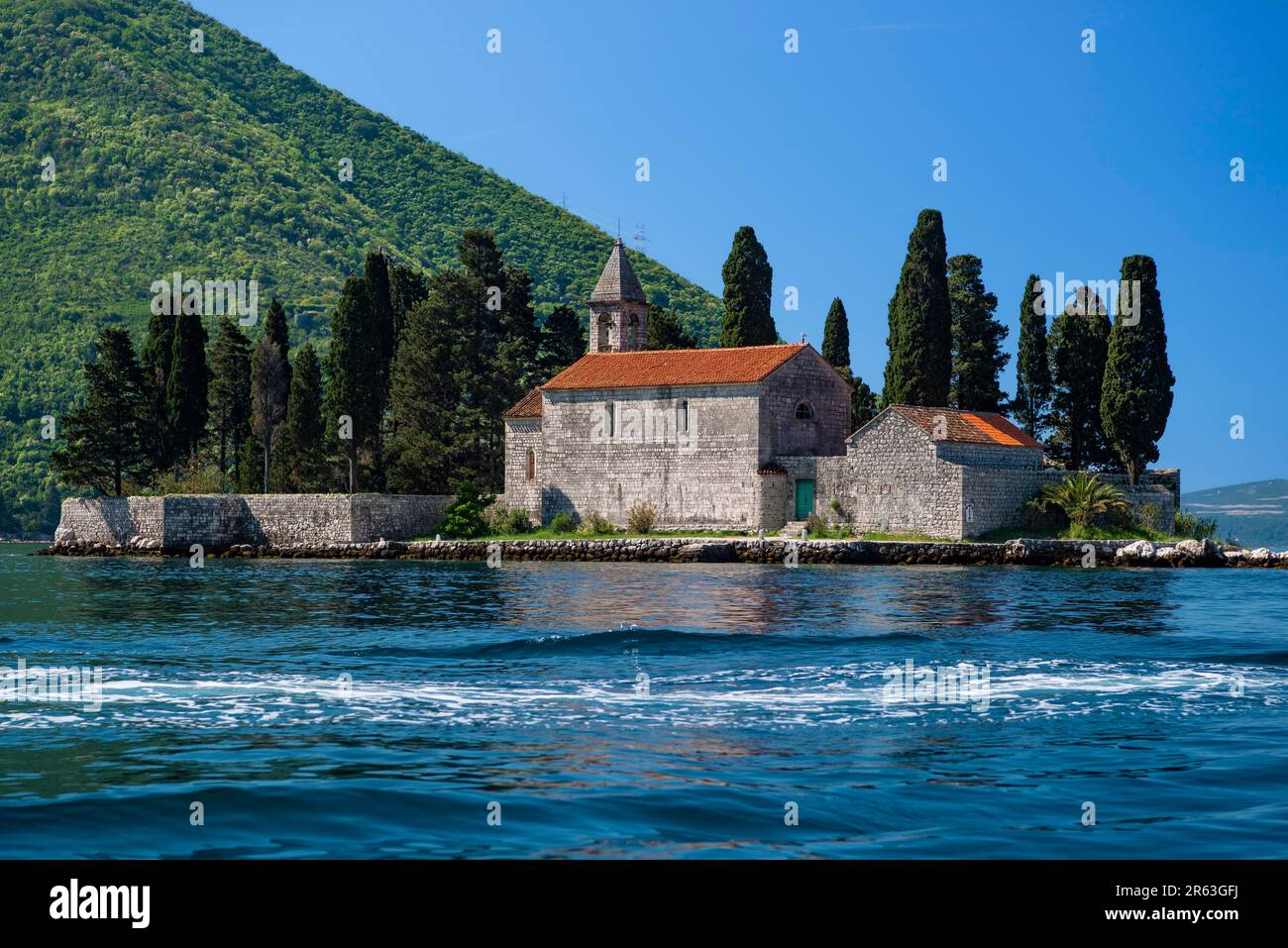 Bay of kotor monastery hi-res stock photography and images - Alamy