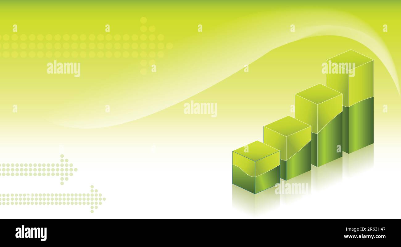 economic graph green background Stock Vector Image & Art - Alamy