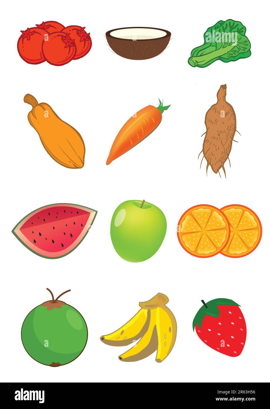 Market child banana Stock Vector Images - Alamy