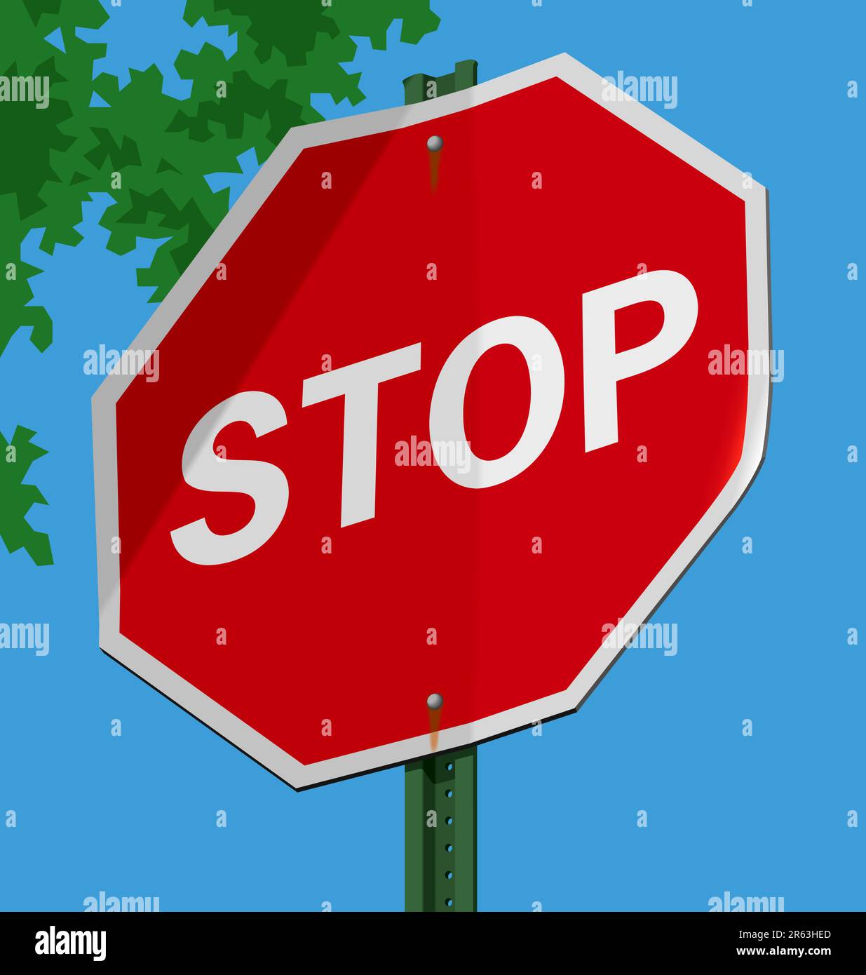 Rusty bent street sign hi-res stock photography and images - Alamy