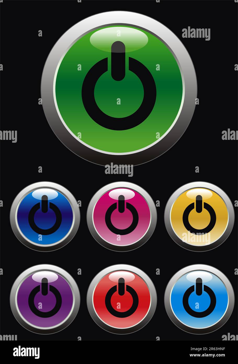 vector start button for web page Stock Vector Image & Art - Alamy