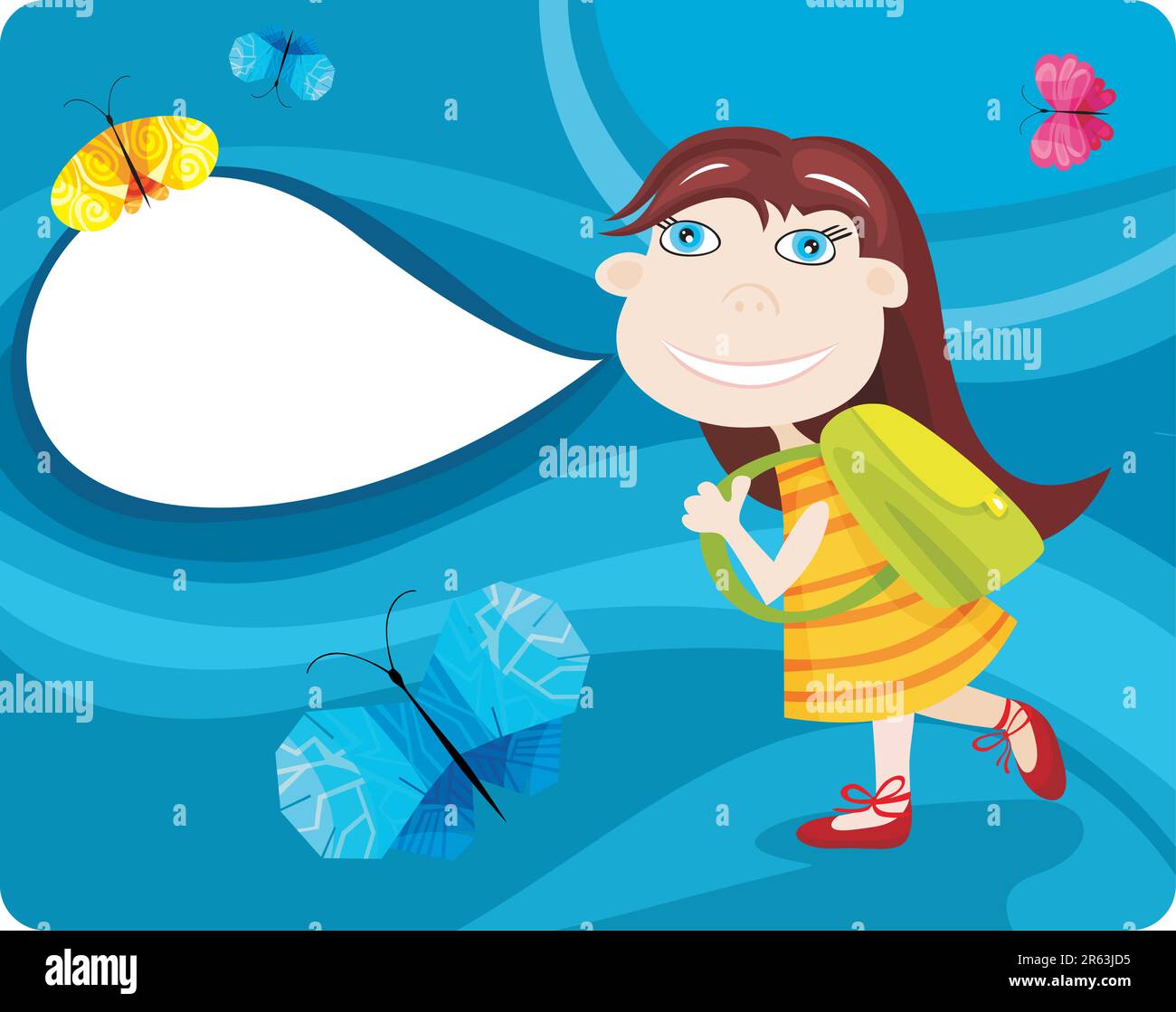 vektor illustration of a school card Stock Vector Image & Art - Alamy