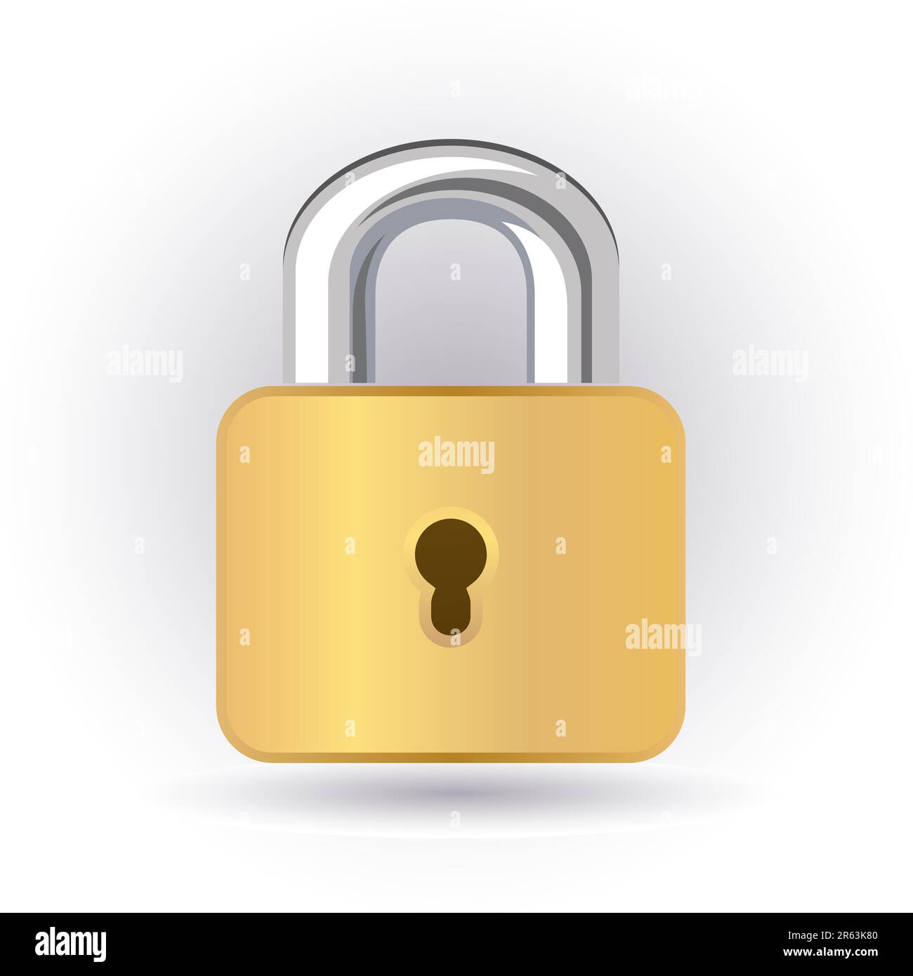 Gold lock Stock Vector Images - Alamy