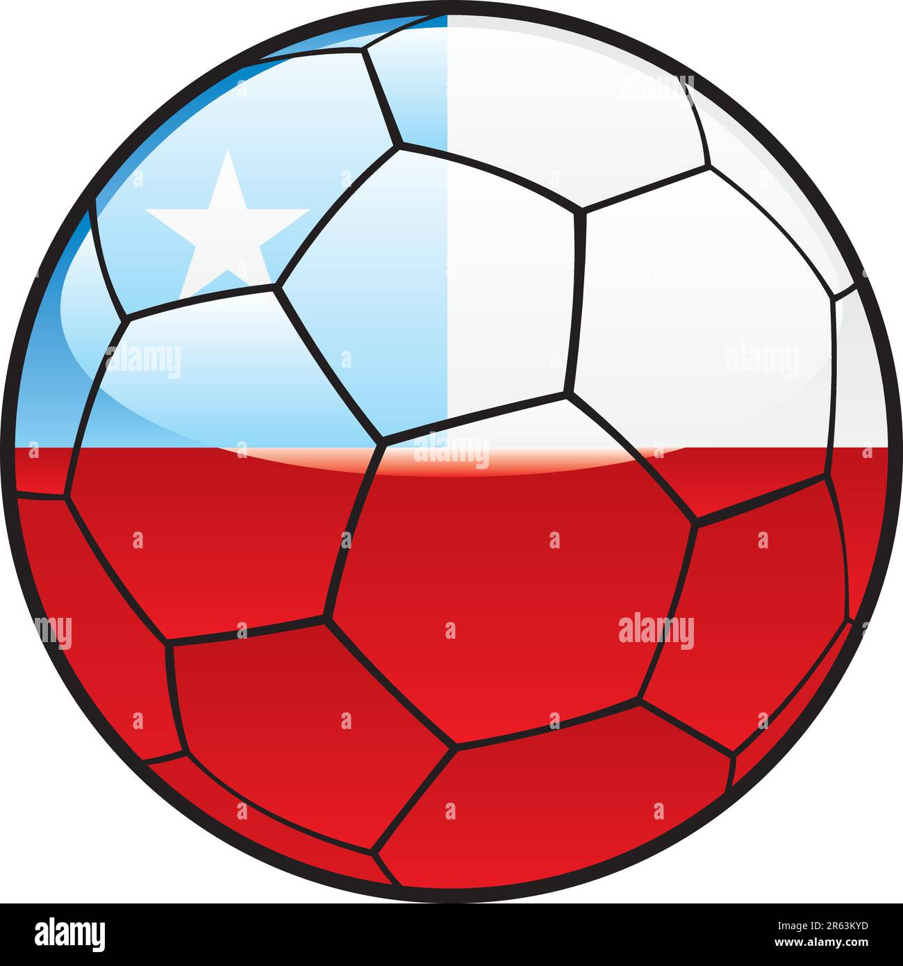 Chile football Stock Vector Images - Alamy