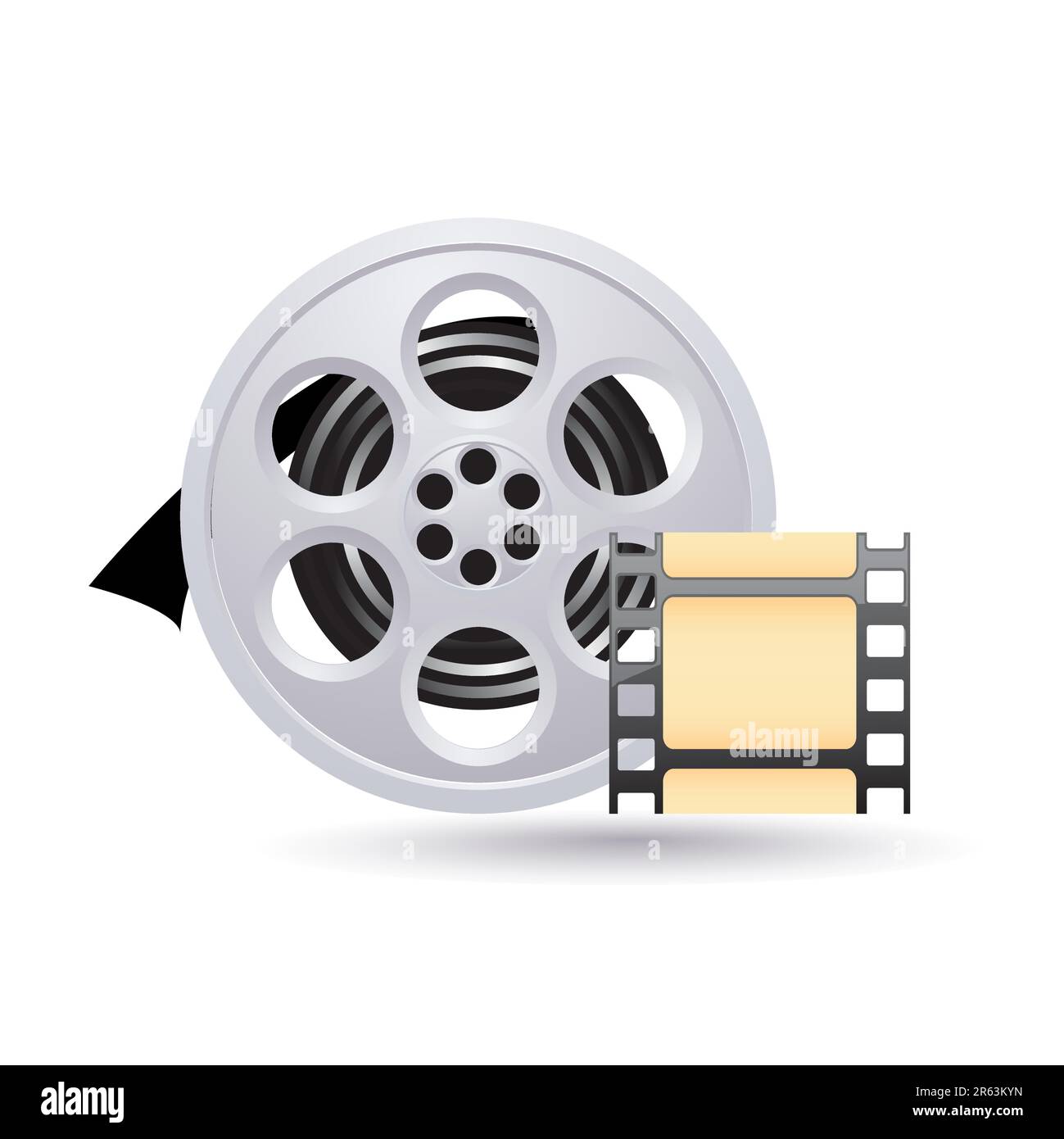 Movie icon Stock Vector Images - Alamy