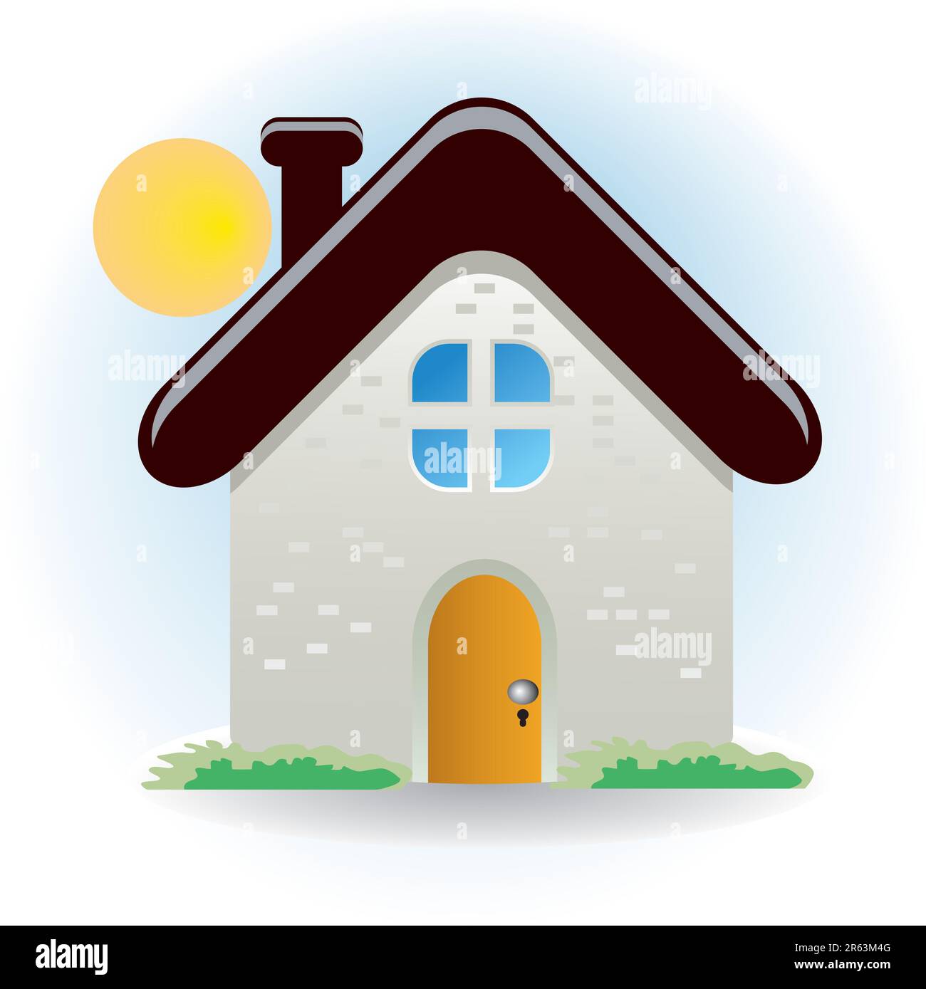 Traditional door house Cut Out Stock Images & Pictures - Alamy