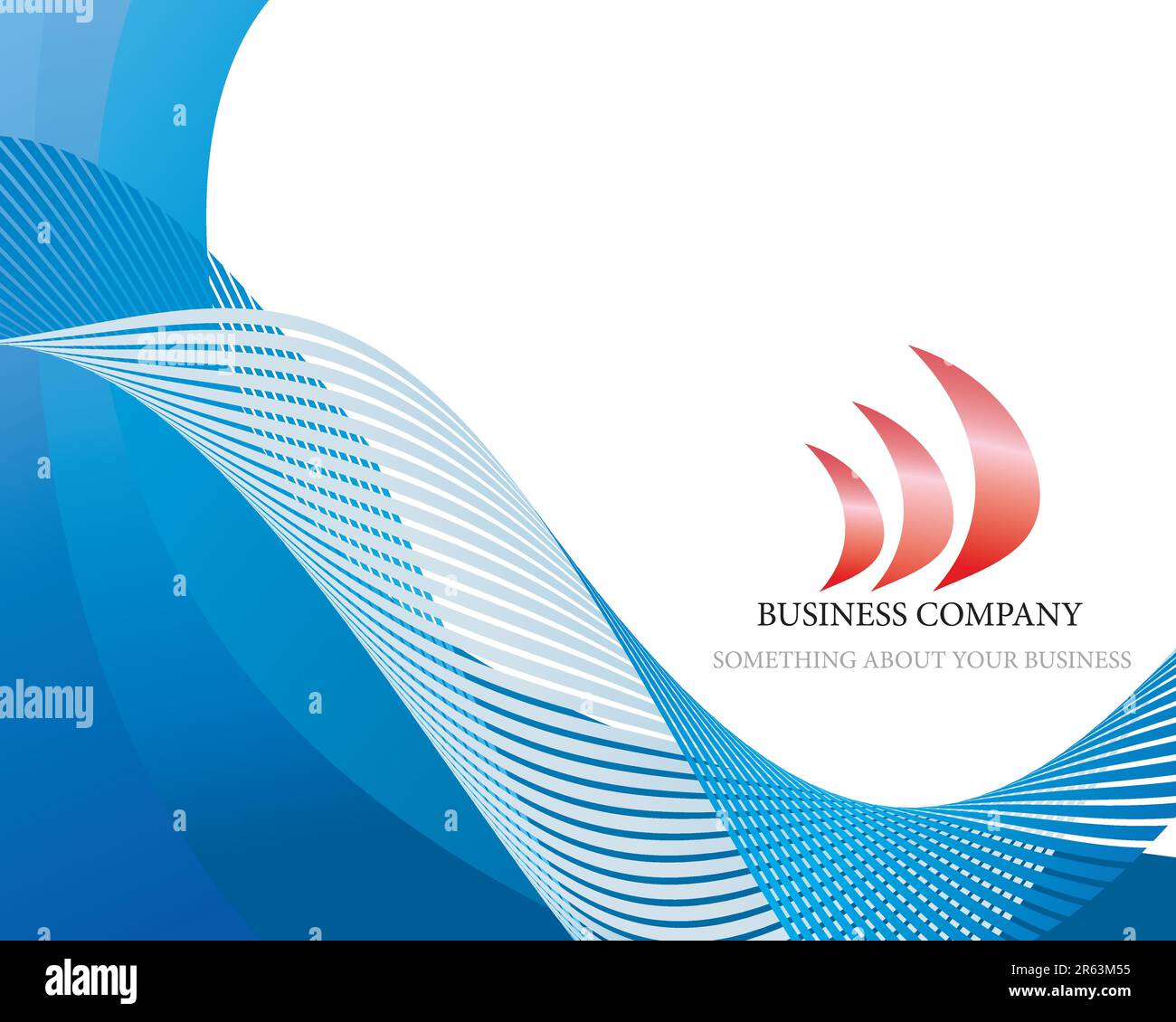 Abstract vector business background on sea theme Stock Vector Image ...