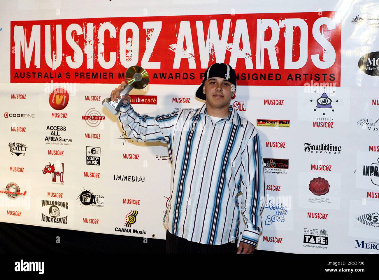 Konect-A-Dot, winner of the Best Aboriginal And Torres Strait Islander Artist Award, at the 2006 ...