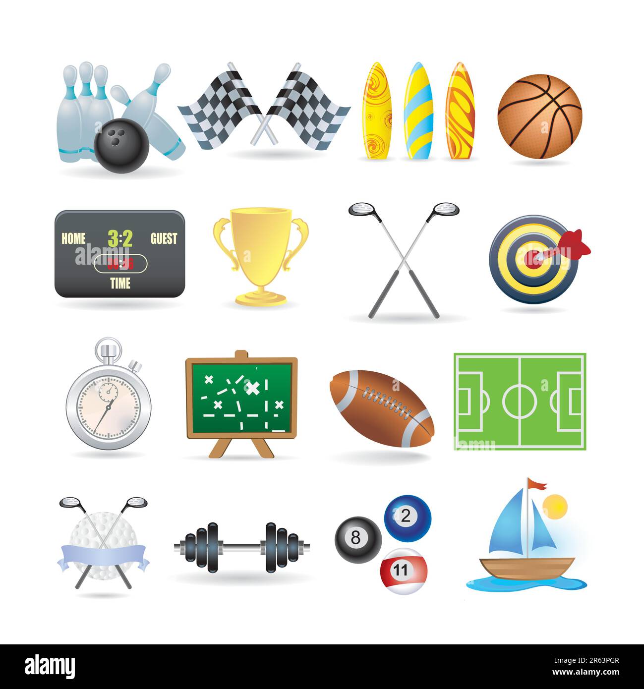 Sport icon set Stock Vector Image & Art - Alamy