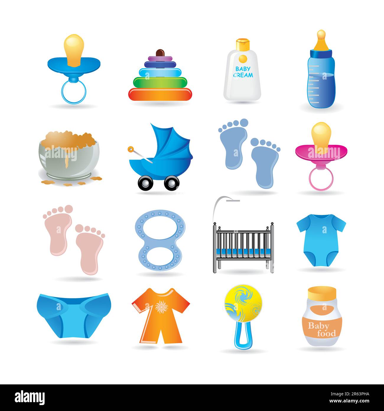 Baby bottle silhouette Stock Vector Images - Alamy