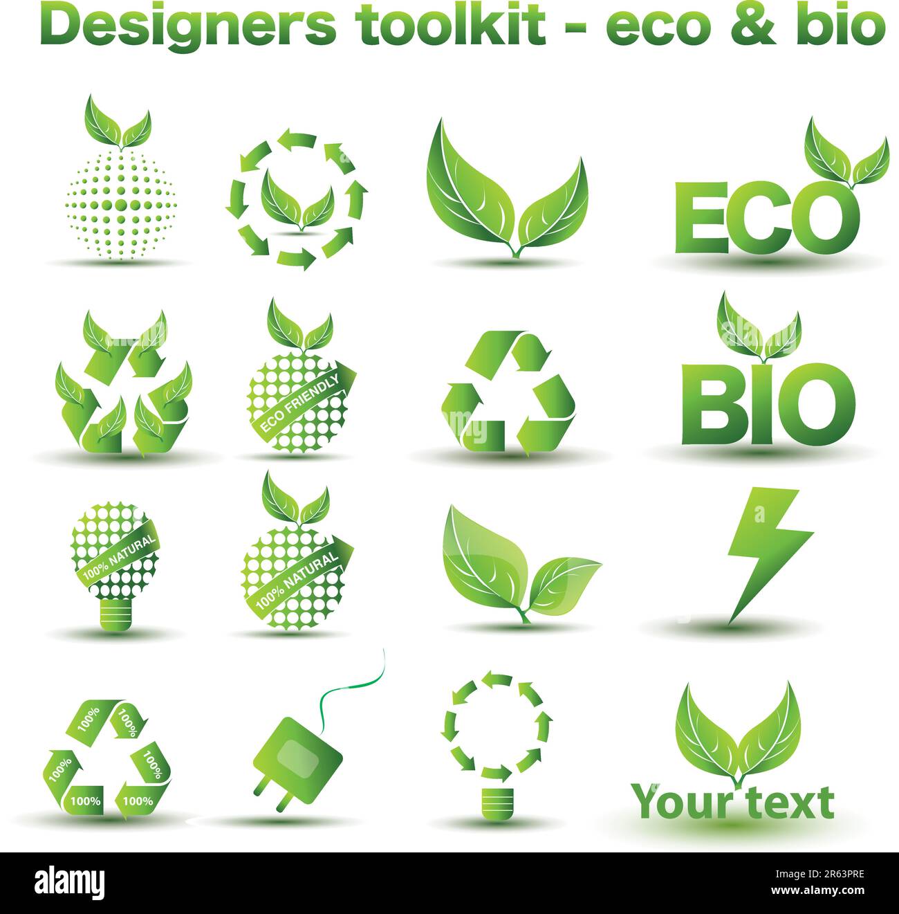Designers toolkit series - Environmental icons Stock Vector Image & Art ...