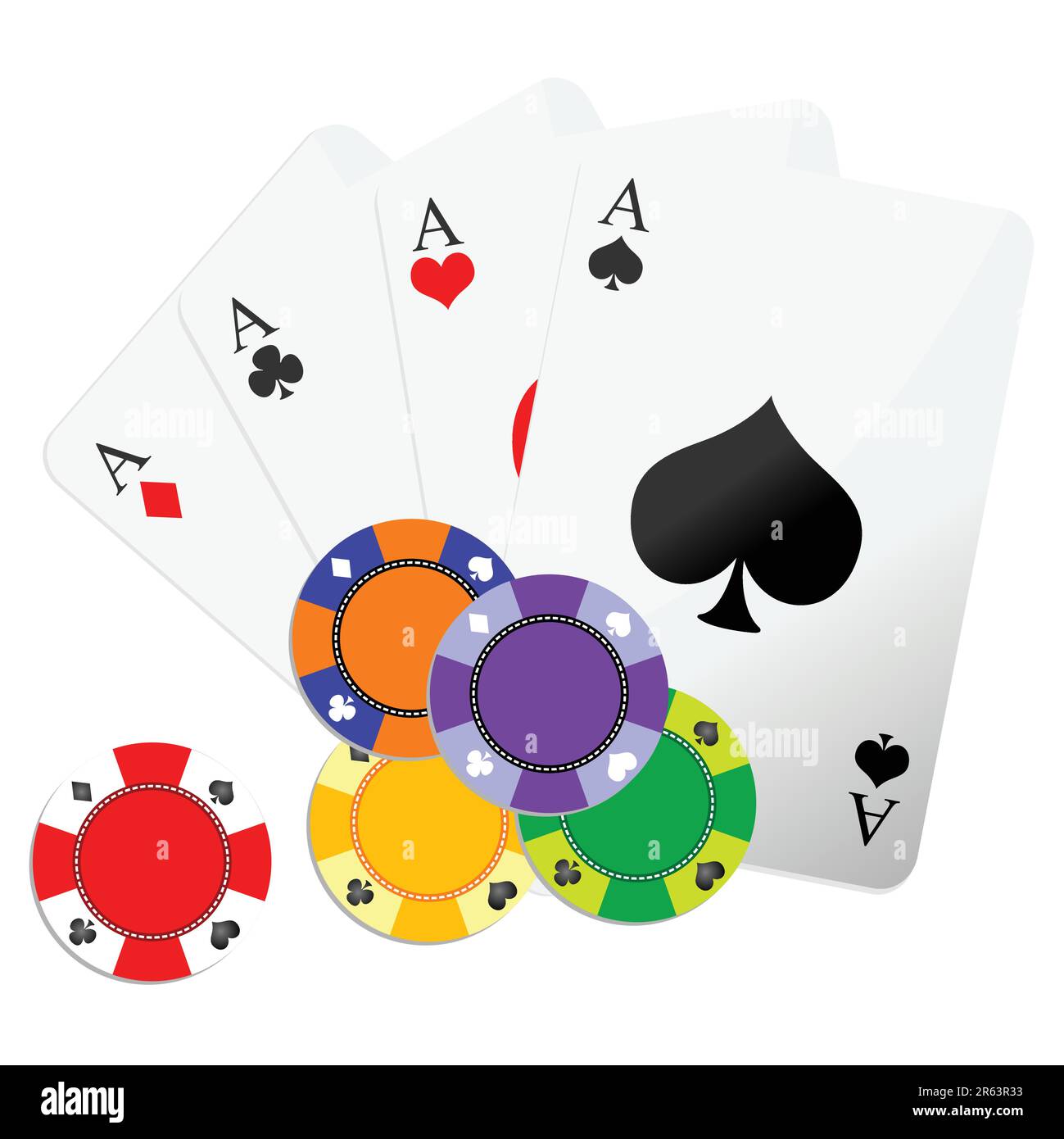 Casino game Cut Out Stock Images & Pictures - Alamy